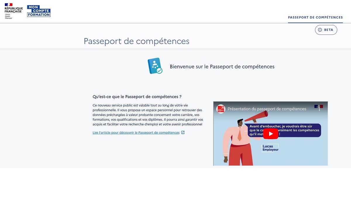 Lancement du Passeport de compétences : comment ça marche