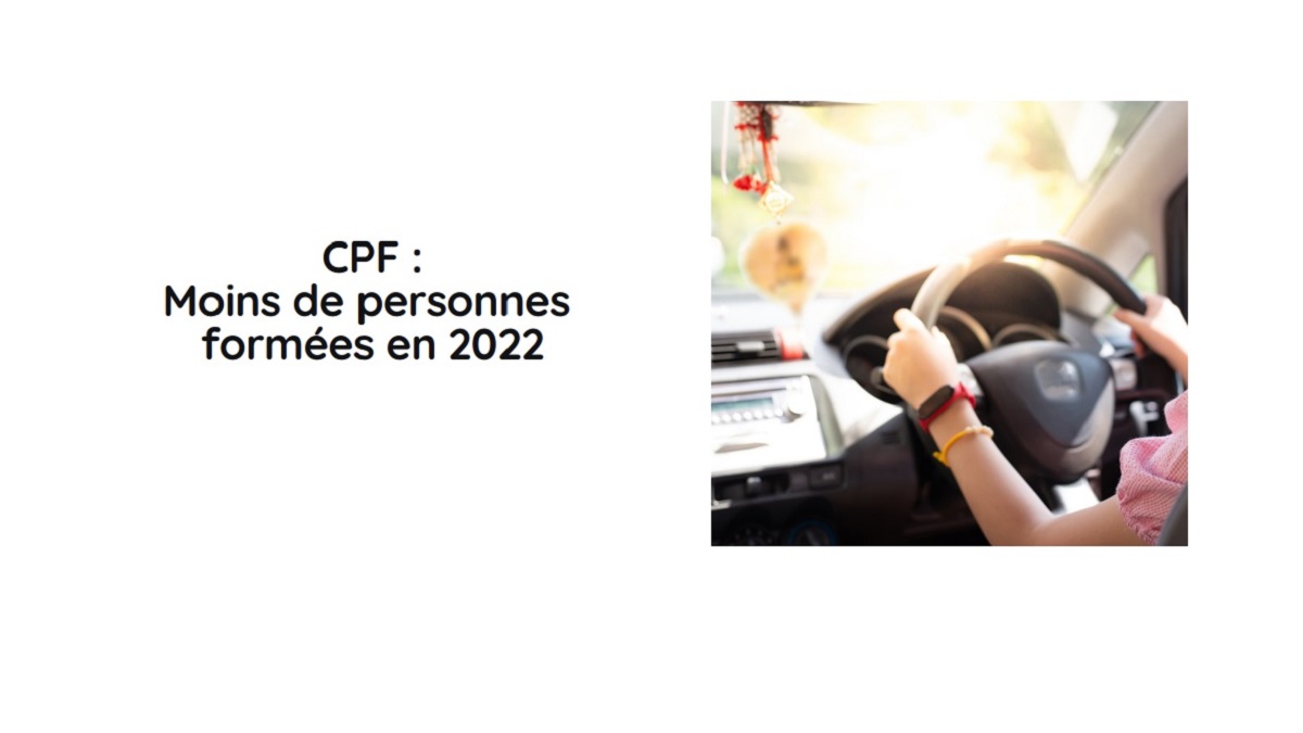 Moins de formations financées par le CPF en 2022